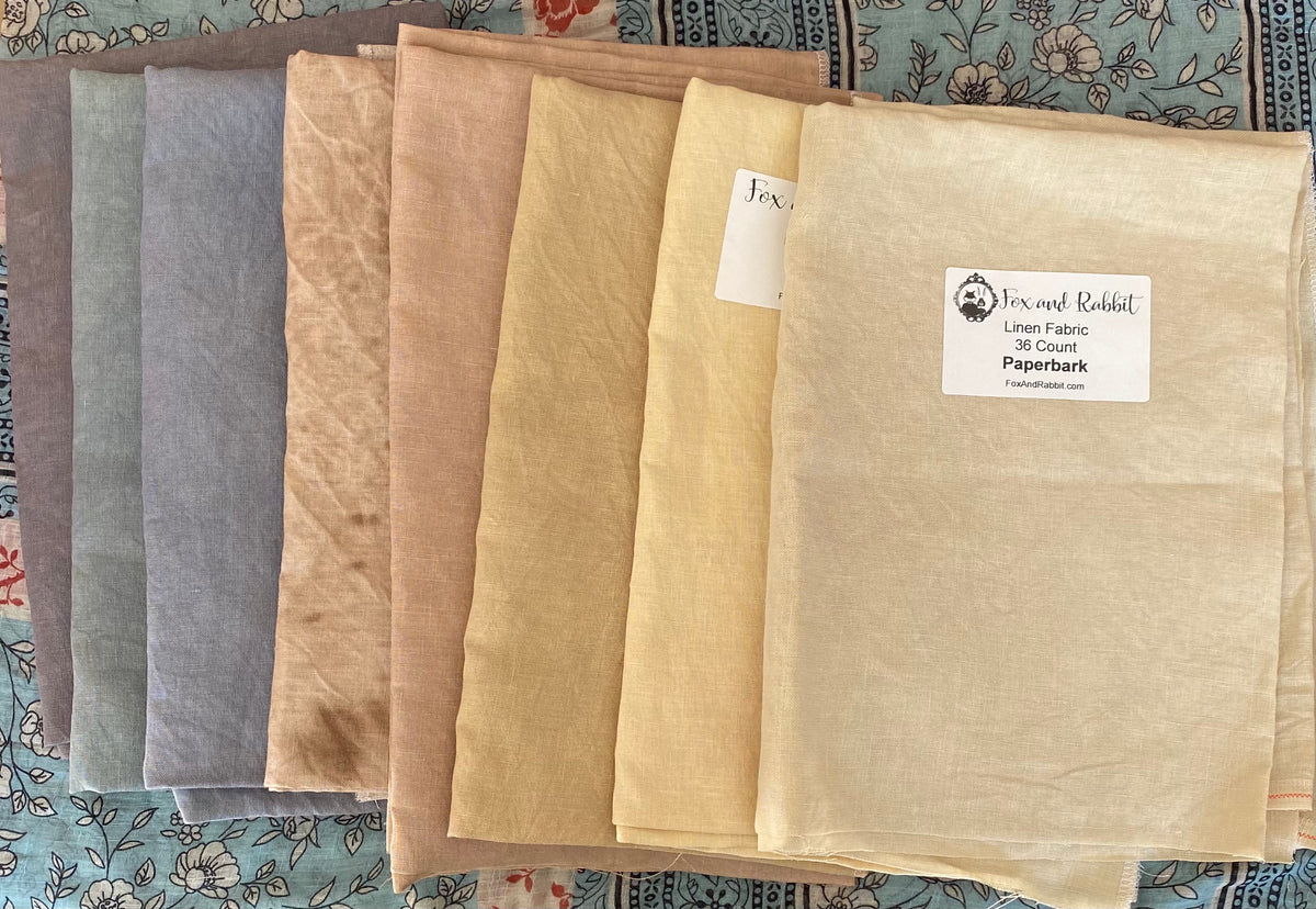 Fox & Rabbit Linen – Victorian Rose Needlearts