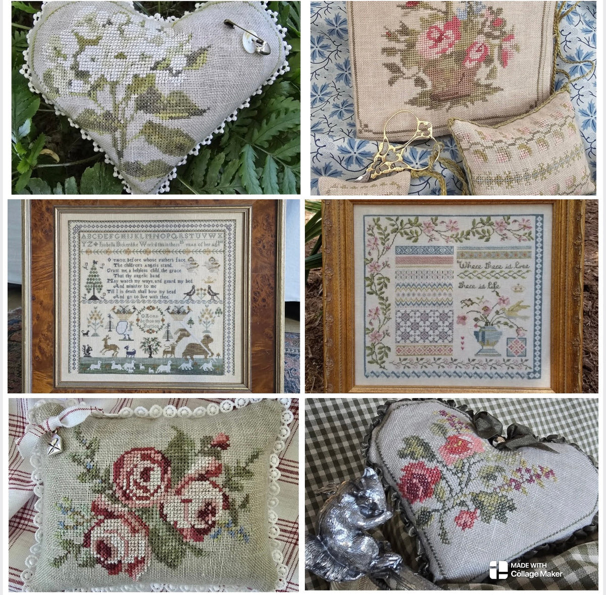 Springtime Romance From Samplers Not Forgotten Victorian Rose Needlearts